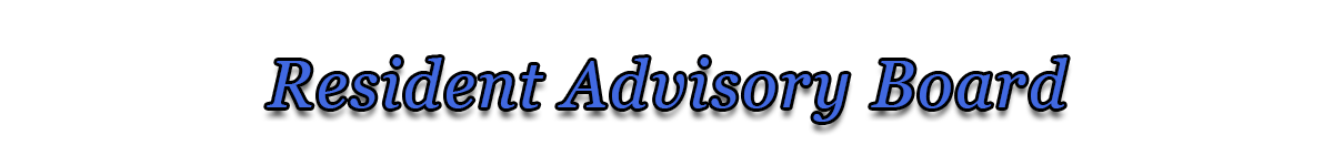 Resident Advisory Board Page